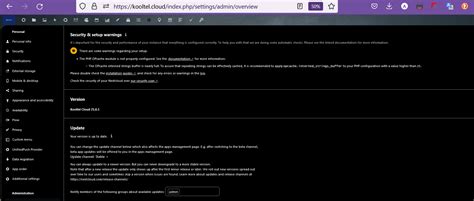 Nextcloud OPCache Internet Strings Buffer Support NethServer Community