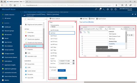 Azure Portal에서 스토리지 계정에 대한 처리량 및 대기 시간 메트릭 확인 Microsoft Learn