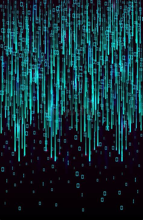 big data information sorting visualization stock illustration illustration of flow matrix