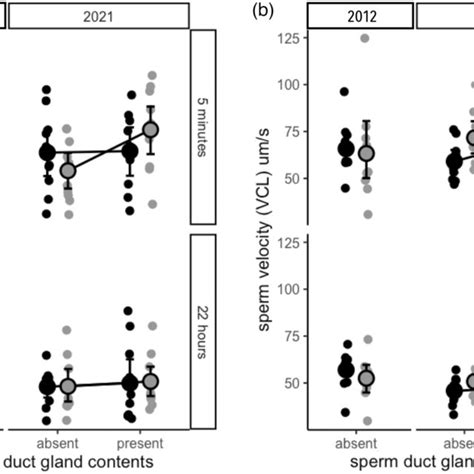 A Sperm Motility Motile Sperm And B Velocity Velocity Of The Download Scientific