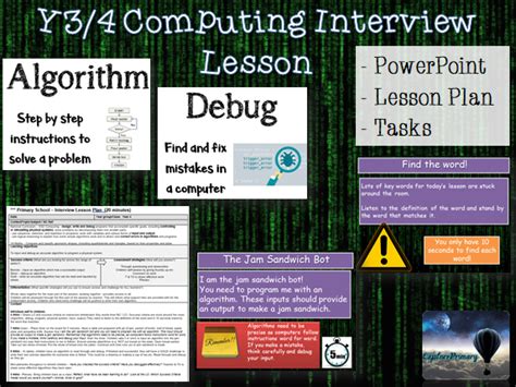 An Outstanding Rated Computing Lesson Based Around Algorithms And