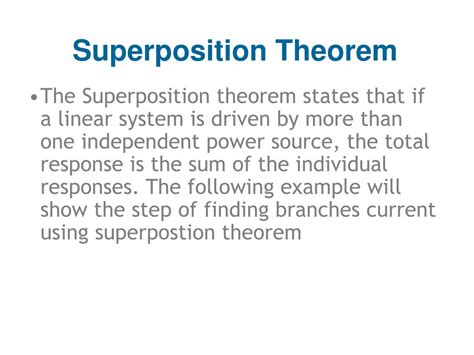Ppt Network Theorems Powerpoint Presentation Free Download Id1224576