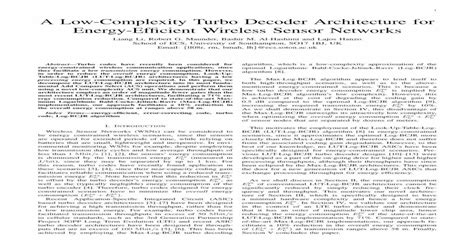 download pdf a low complexity turbo decoder architecture for …eprints