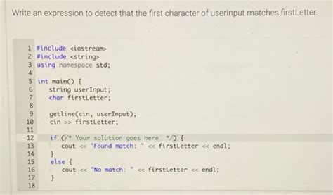 Solved Write An Expression To Detect That The First