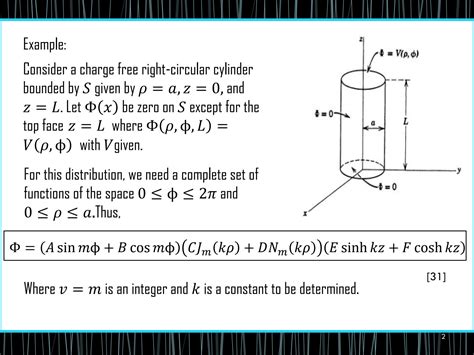 Solution Physics 231 Report Classical Electrodynamics Boundary Value Problem In Cylindrical