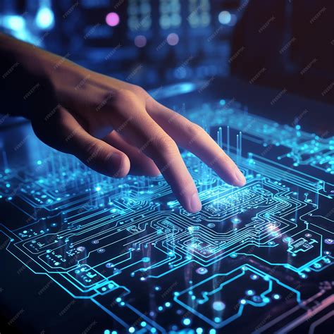 Premium Photo Artificial Intelligence Ai Circuit Board In Shape Electronic Pcb Circuit Icon Symbol