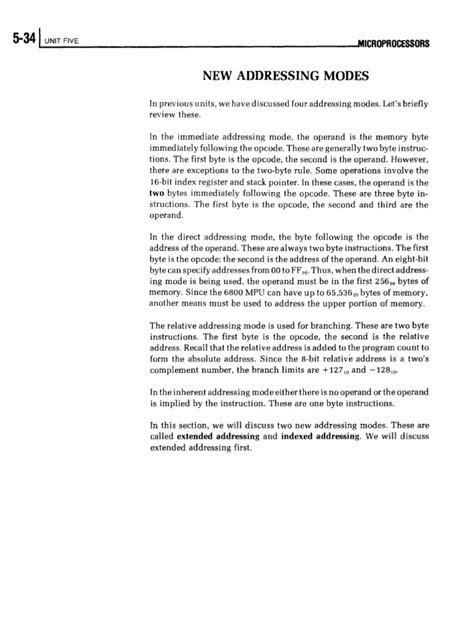 Microprocessors Unit 5 3new Addressing Modes Pdf Computer Hardware
