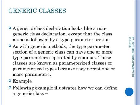 Generics In Java Ppt