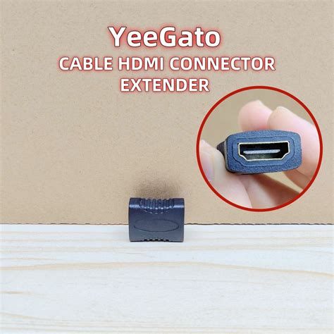 Hdmi Extender Type Female To Female Adapter Converter Wire Cable Pc Monitor Projector Tv Xbox