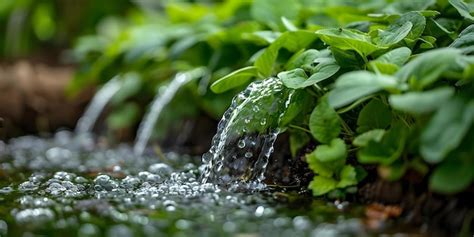 Enhancing Crop Growth And Yield Through Efficient Irrigation Systems Concept Agricultural