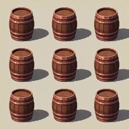 Free Pixelated Barrel Grid Image Barrels Pixel Wooden Download At