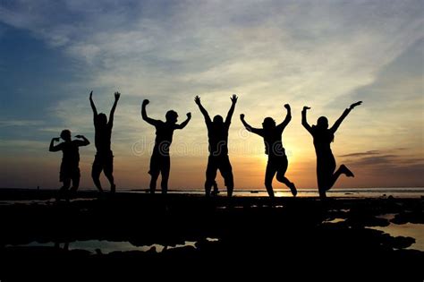 Siluet Beach Stock Image Image Of Beach Siluet Indonesia 308876939