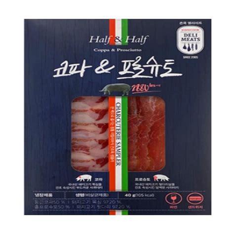 존쿡델리미트 샘플러 코파and프로슈토 40g 홈플러스