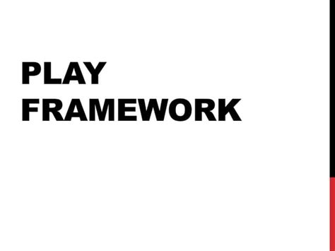 Apresentação Play Framework Ppt