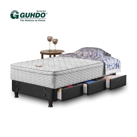 Jual Springbed Guhdo Drawer Bed Standard Plush Top Kasur Guhdo Drawer Bed Standar Plush Top