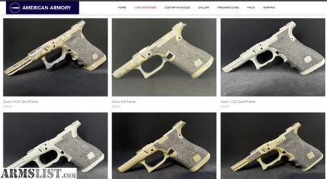 Armslist For Sale Custom Glock Frames