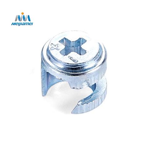 Silver Steel Minifix Furniture Connectors For Secure Assembly For Panel