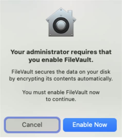 MacOS FileVault User Experience IT Support IT Service Desk