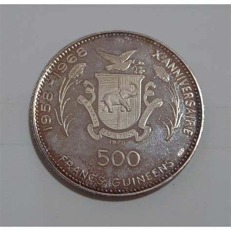 500 Francs 1970 Tutankhamon Guinea
