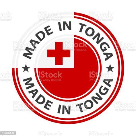 통가 배지 벡터로 제작되었습니다 별과 국기가있는 스티커 흰색 배경에 고립 된 표지판 개념 기호에 대한 스톡 벡터 아트 및 기타 이미지 개념 기호 고급 국기 Istock