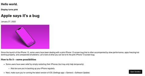 Contentful Rich Text Rendering Codesandbox