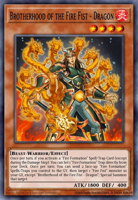 Brotherhood Of The Fire Fist Dragon Yu Gi Oh Card Database