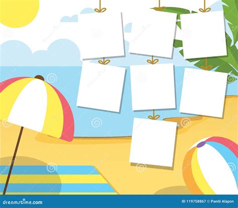 Beach Palms Trees With Leaves Cartoon 149329731