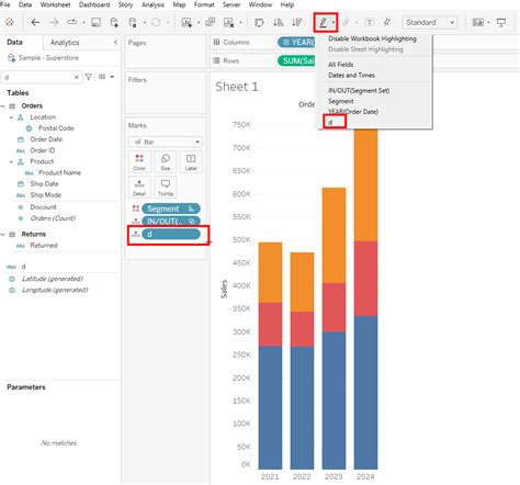 The Data School Sorting Stacked Bar Charts Using Set Actions