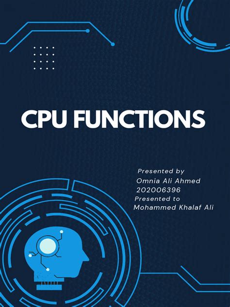 Cpu Function Pdf