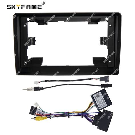 SKYFAME Car Frame Fascia Adapter Canbus Box Decoder For Peugeot SW S T Android
