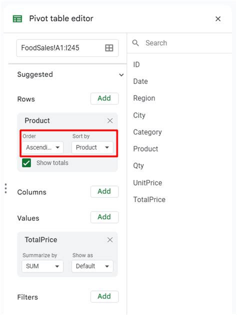 How To Sort Pivot Table In Google Sheets Updated