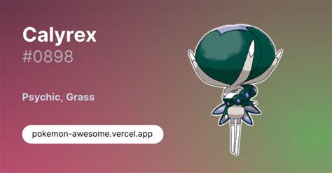 Calyrex · 0898