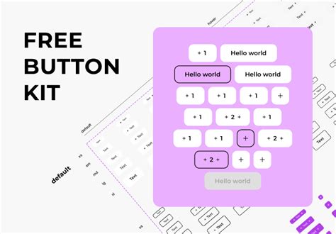 Free Button Kit Figma