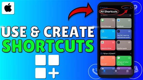 How To Use SHORTCUTS APP In Iphone And Create Shortcuts Step By Step YouTube