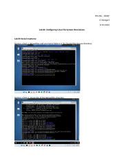 Configuring Linux File System Permissions Lab Screen Course Hero