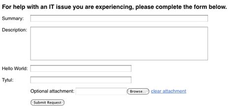 Is There A Way To Align Fields In User Portal Spiceworks Support Spiceworks Community