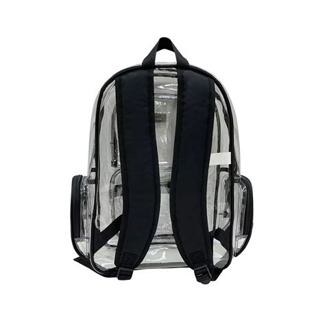 Tech Gear Clear Backpack With Trim Black Shop Backpacks At H E B