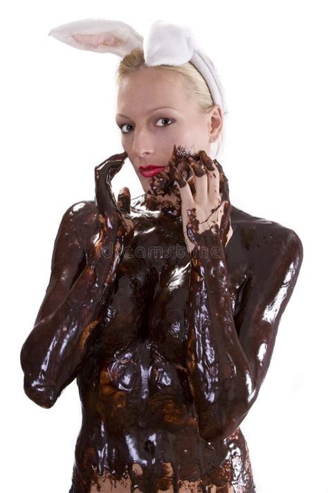 Chocolate Easter White Stock Photo Image Of Dessert Expression