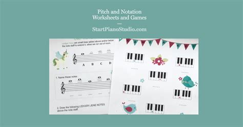 Pitch And Notation Piano Heroes Piano Teaching Resources
