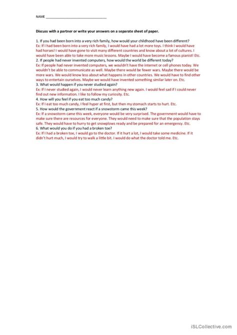 Conditionals Practice First Secon English Esl Worksheets Pdf And Doc