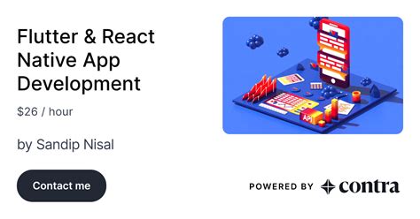 flutter and react native app development by sandip nisal