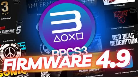 Rpcs3 Testes No Novo Firmware 4 9 Aumentou O Desempenho Youtube