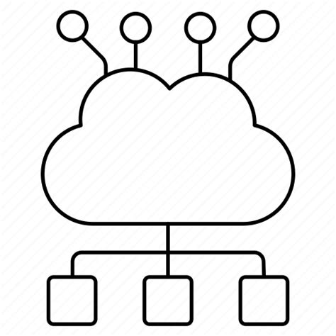 Cloud Computing Cloud Technology Cloud Network Cloud Nodes Cloud Connection Icon Download