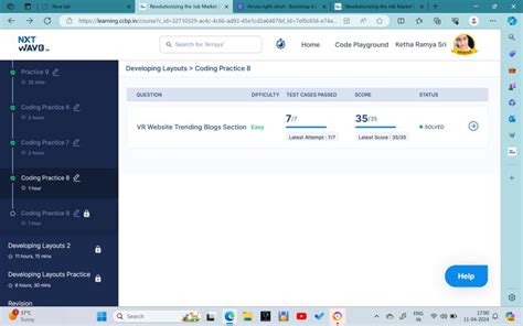 Ketha Ramyasri On Linkedin Html Css Bootstrap Bootstrapicons Responsive Nxtwave
