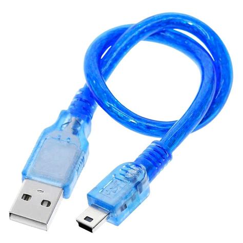 Amazon Com OcioDual USB A Mini Type B Pin Male Cm Blue Compatible With Arduino Nano V