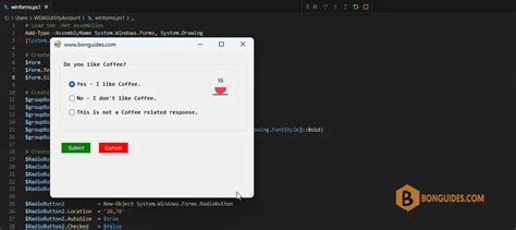 Winforms Creating Guis In Windows Powershell With Winforms