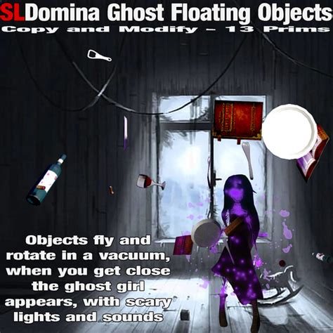 Second Life Marketplace Sldomina Ghost Floating Object Ghost Girl