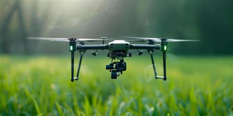 Advanced Drone With Specialized Sensors Gathers Environmental Data To Assess Remote Ecosystem
