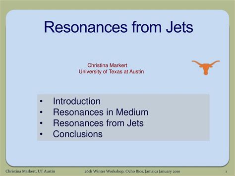 Ppt Resonances From Jets Powerpoint Presentation Free Download Id4486114