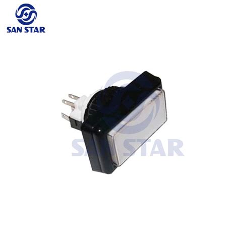 Rectangle Complete Set Of Illuminated Arcade Button With Low Price